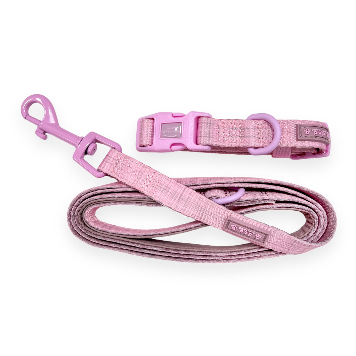 Pawsome Pup Collar and Lead Set - Pink – Pawsome Paws Boutique