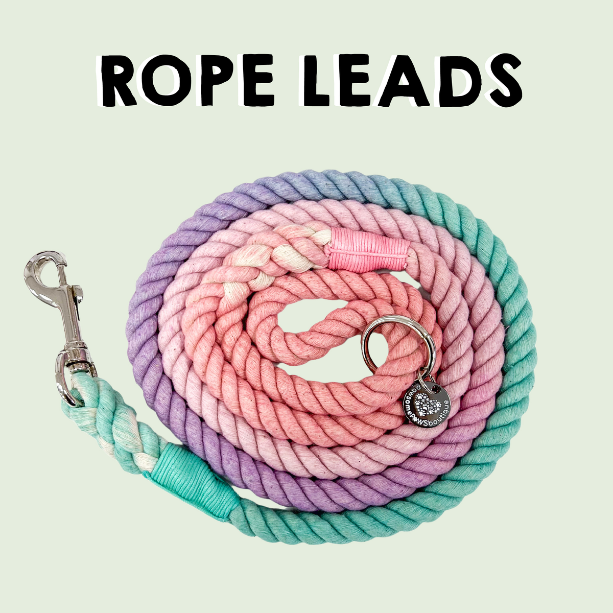 Rope Leads – Pawsome Paws Boutique