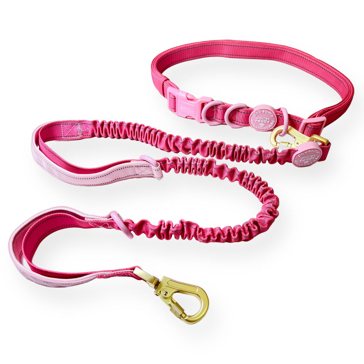 Handsfree Lead - Walkies Ready® Raspberry Pink – Pawsome Paws Boutique