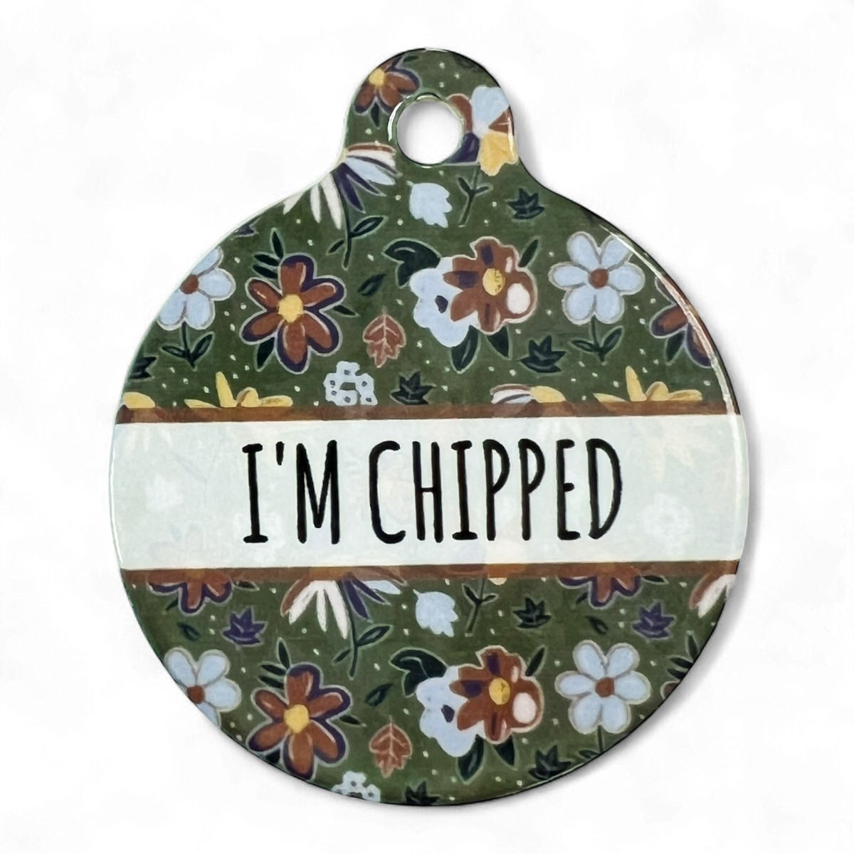ID Tag - Rust & Bloom – Pawsome Paws Boutique